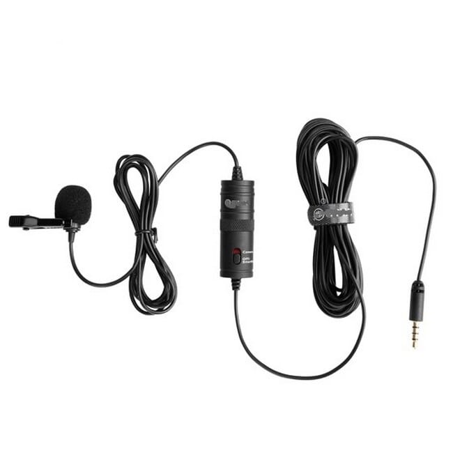 Omni Directional Lavalier Microphone, 3.5mm Lavalier Lapel Microphone ...