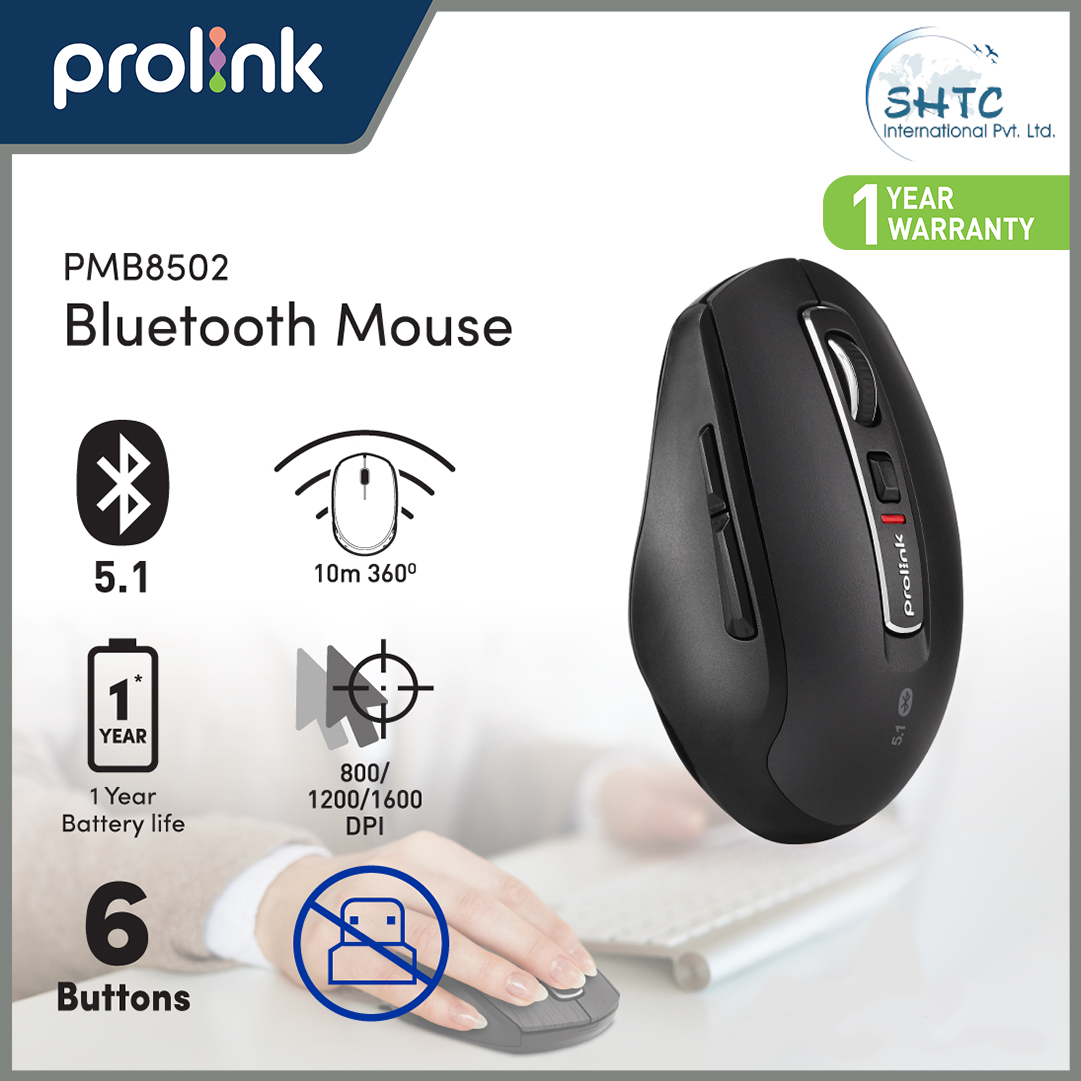 Prolink Bluetooth 5.1 Mouse - PMB8502 | Daraz.com.np