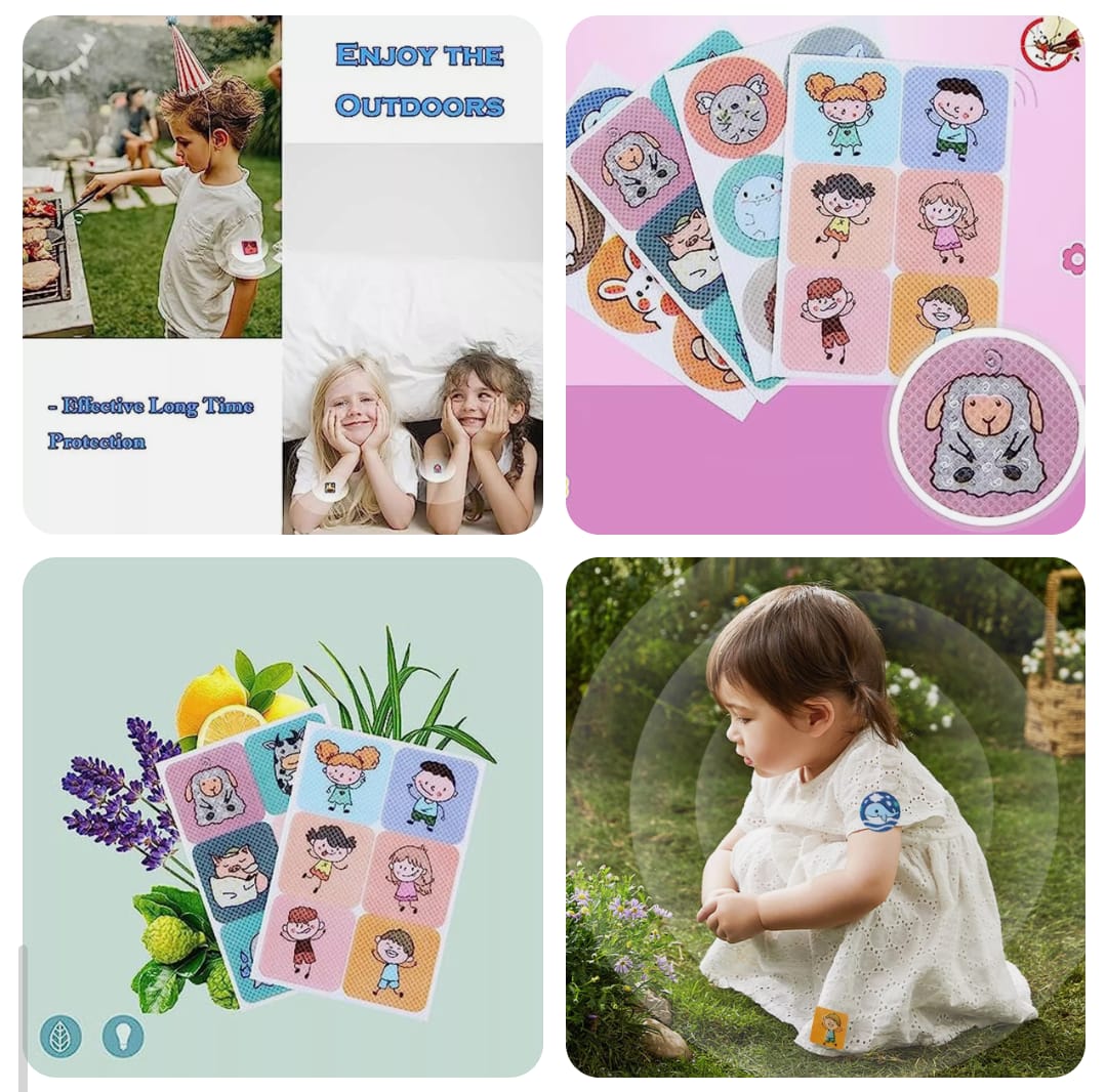 Pack Of 1 Anti- Mosquito Patch/ Mosquito Repellent Sticker For Children ...