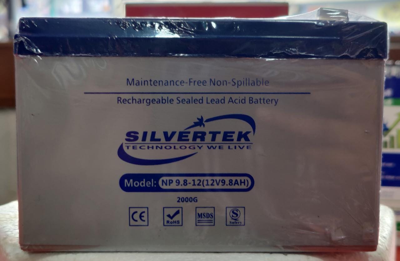 SILVERTEK 12 Volt 9.8 Amp Rechargeable Battery | Daraz.com.np