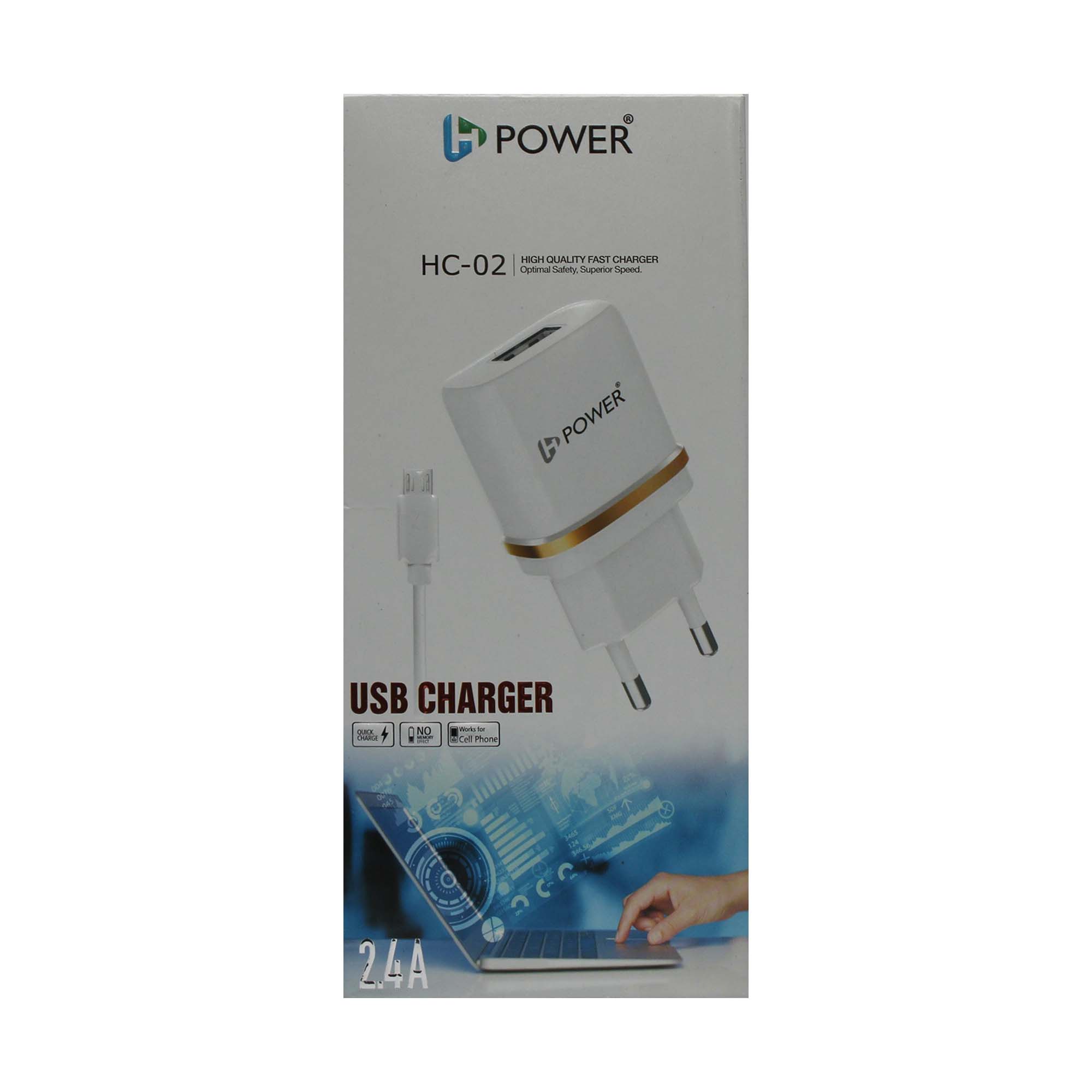 H Power USB Charger 2.4A HC-02 | Daraz.com.np