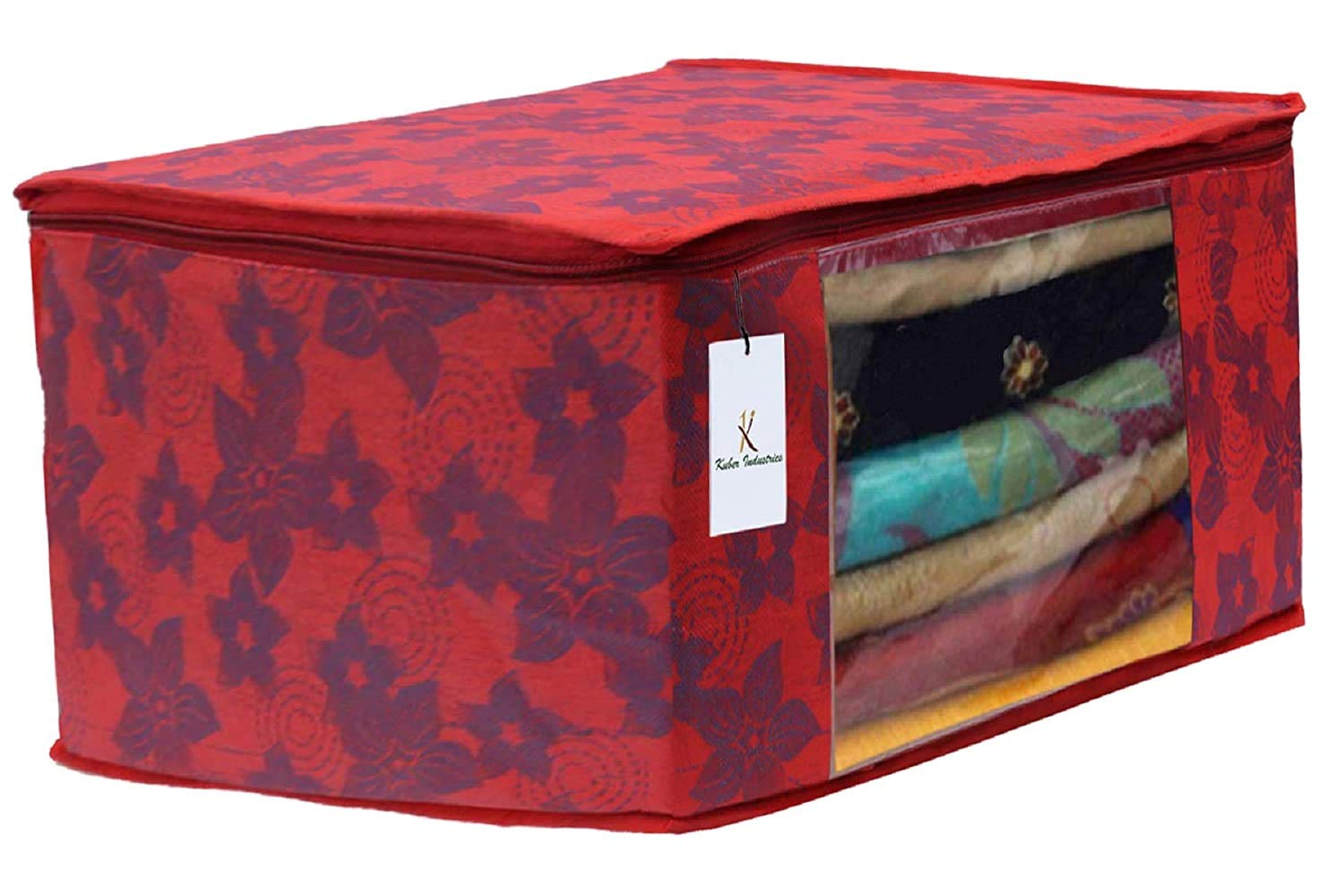 Multipurpose Saree Covers With Zip - Pack of 3 | For Clothes Storage ...