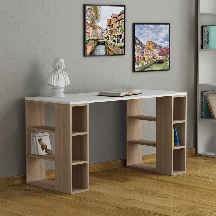 Study Table With Shelf 140cm X 60cm X 75cm | Daraz.com.np