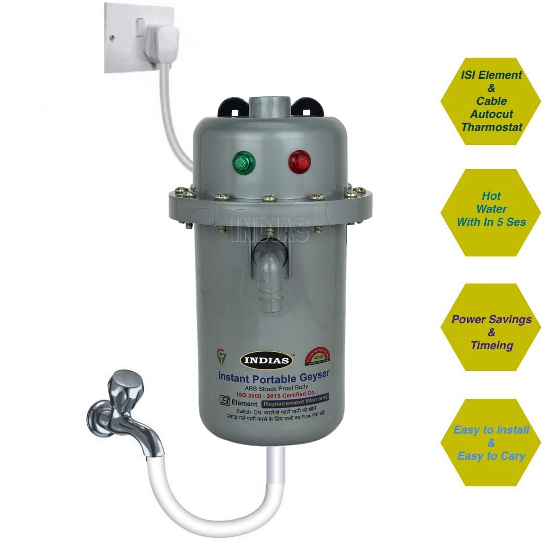 Portable Instant Electric Geyser 3000 Watt With 2 Year Warranty | Daraz.com.np