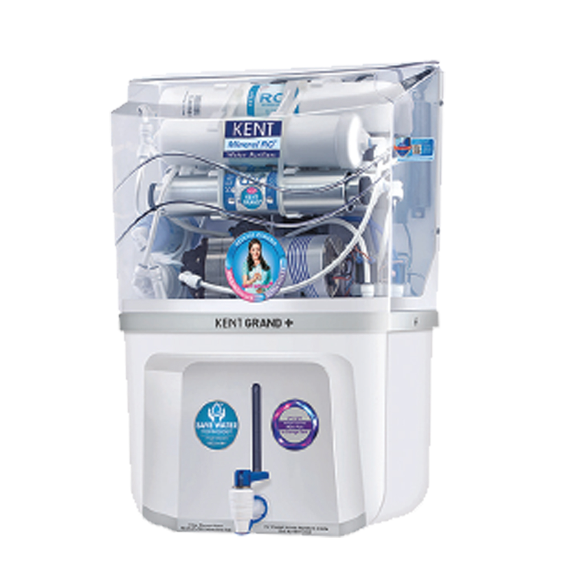 Kent Brand 9 Liter RO Water Purifier | Model : GRAND+WITH ALKALINE | 1 ...