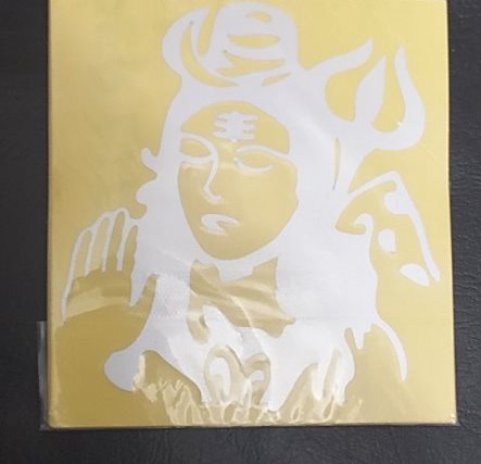 Shiva Stickers For Laptop, Car, Bike, Helmet, Study Table and office ...
