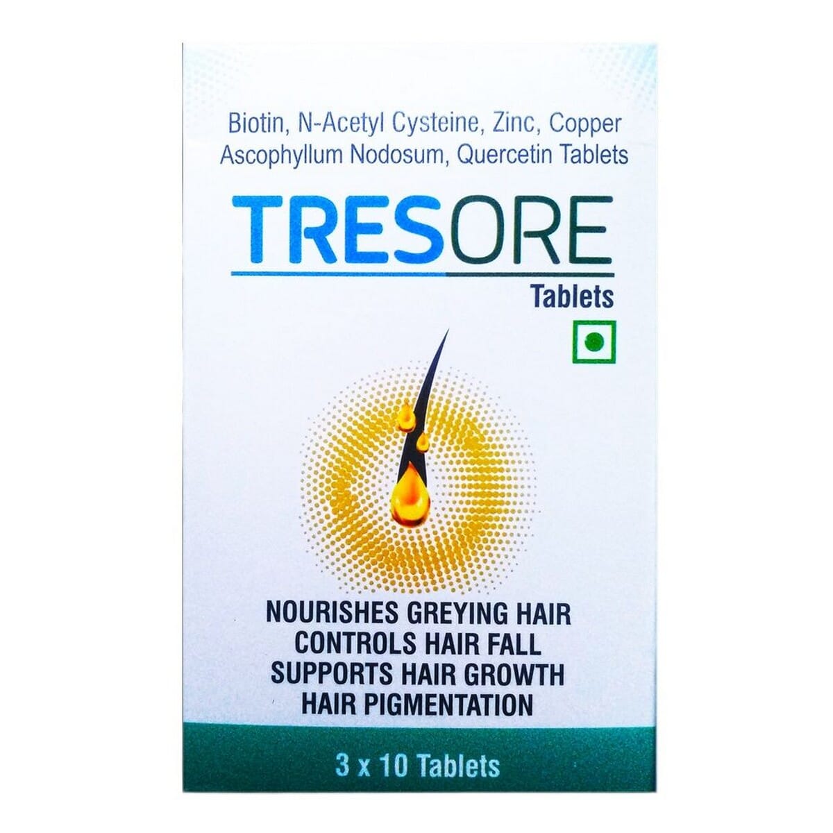 Tresore Biotin Tablets, 30 tab, For Hair growth and Nails | Daraz.com.np