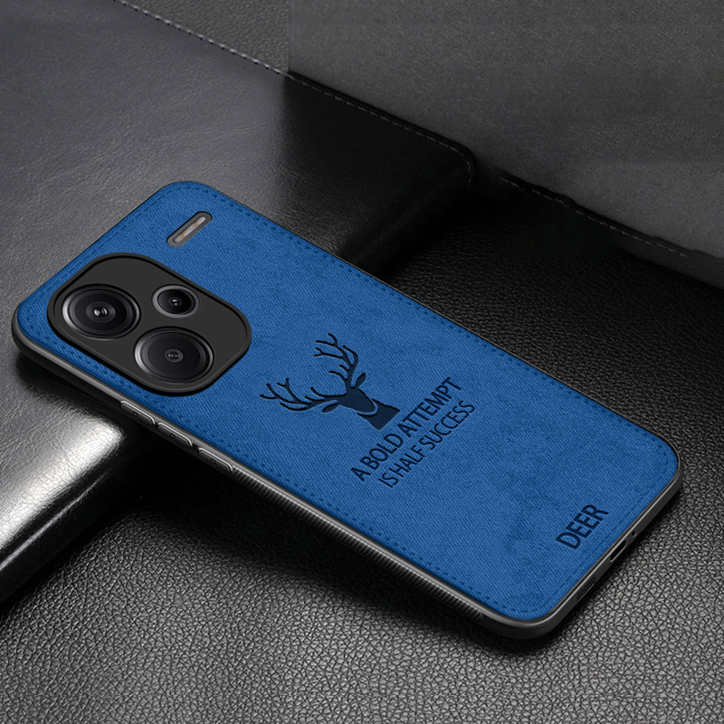 Vantime for Xiaomi Redmi Note 13 Pro Plus 5G Pro+ Case Fabric Texture Patterned Matte Shockproof ...