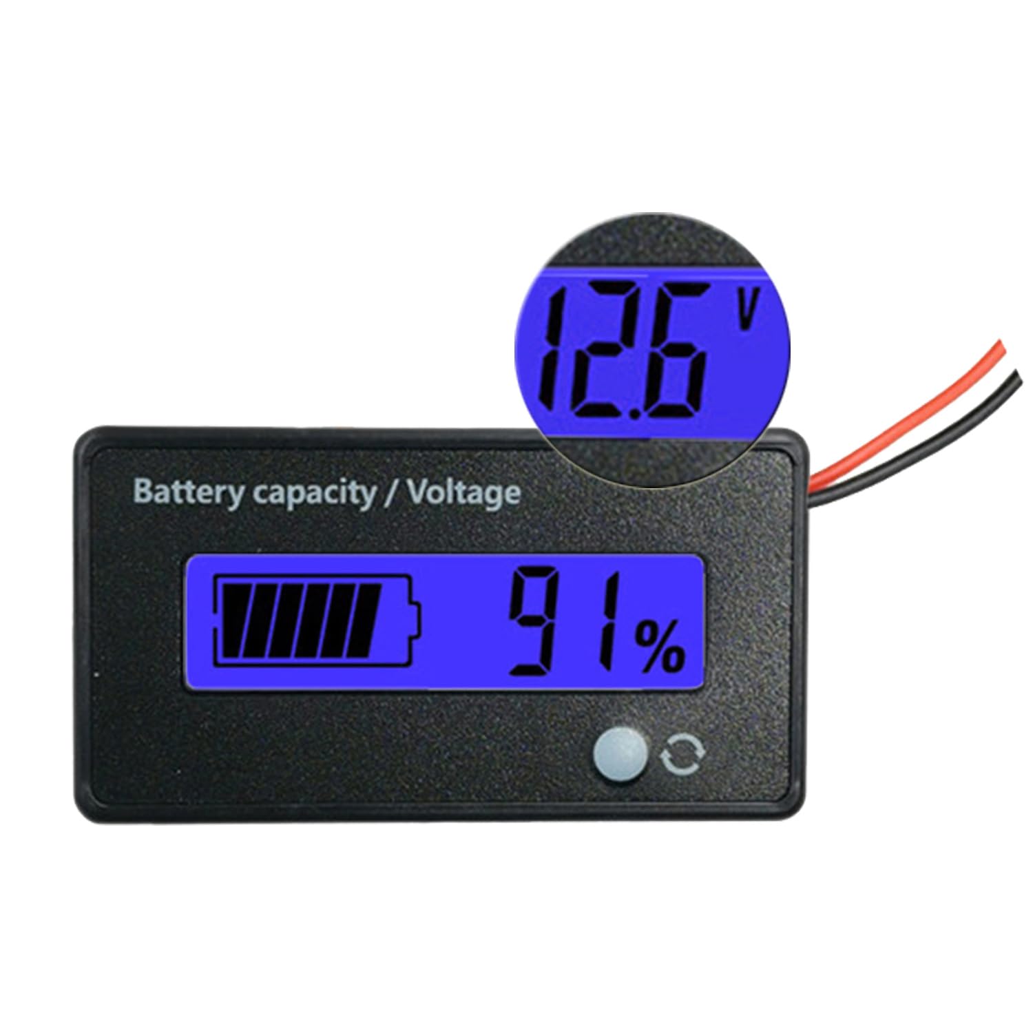 Battery Level Indictor 12V 72V Lithium Battery Capacity Indicator ...