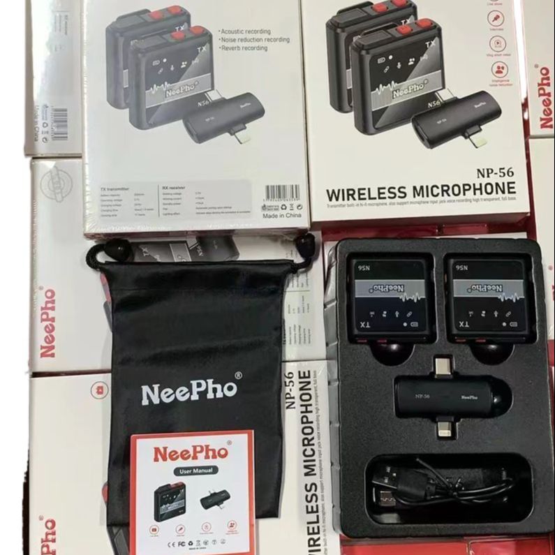 NeePho NP-56 3in1 Wireless Dual Microphone | Daraz.com.np