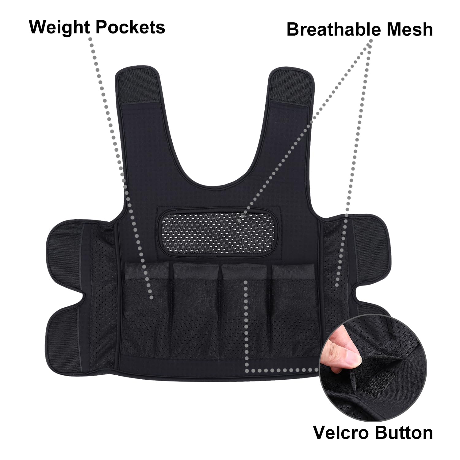 Weighted vest for Children (Ages 2 to 4) by Harkla - Helps with Autism ...