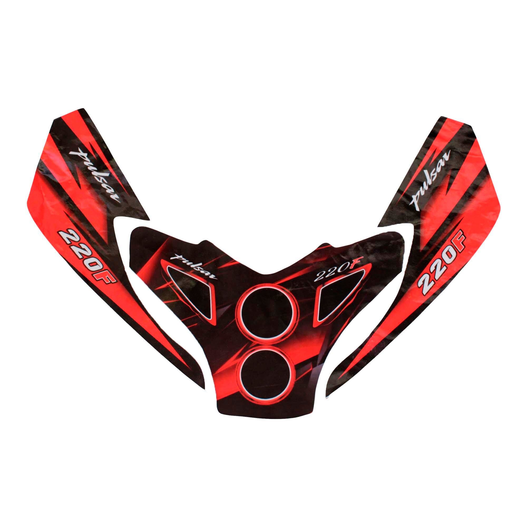 Printed Pulsar 220 Visor & Head Light Sticker Set | Daraz.com.np