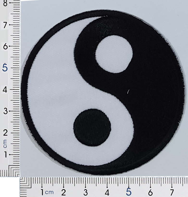 Iron Patch Ying Yang For Clothes No Sew Good Quality Style Upgrade ...