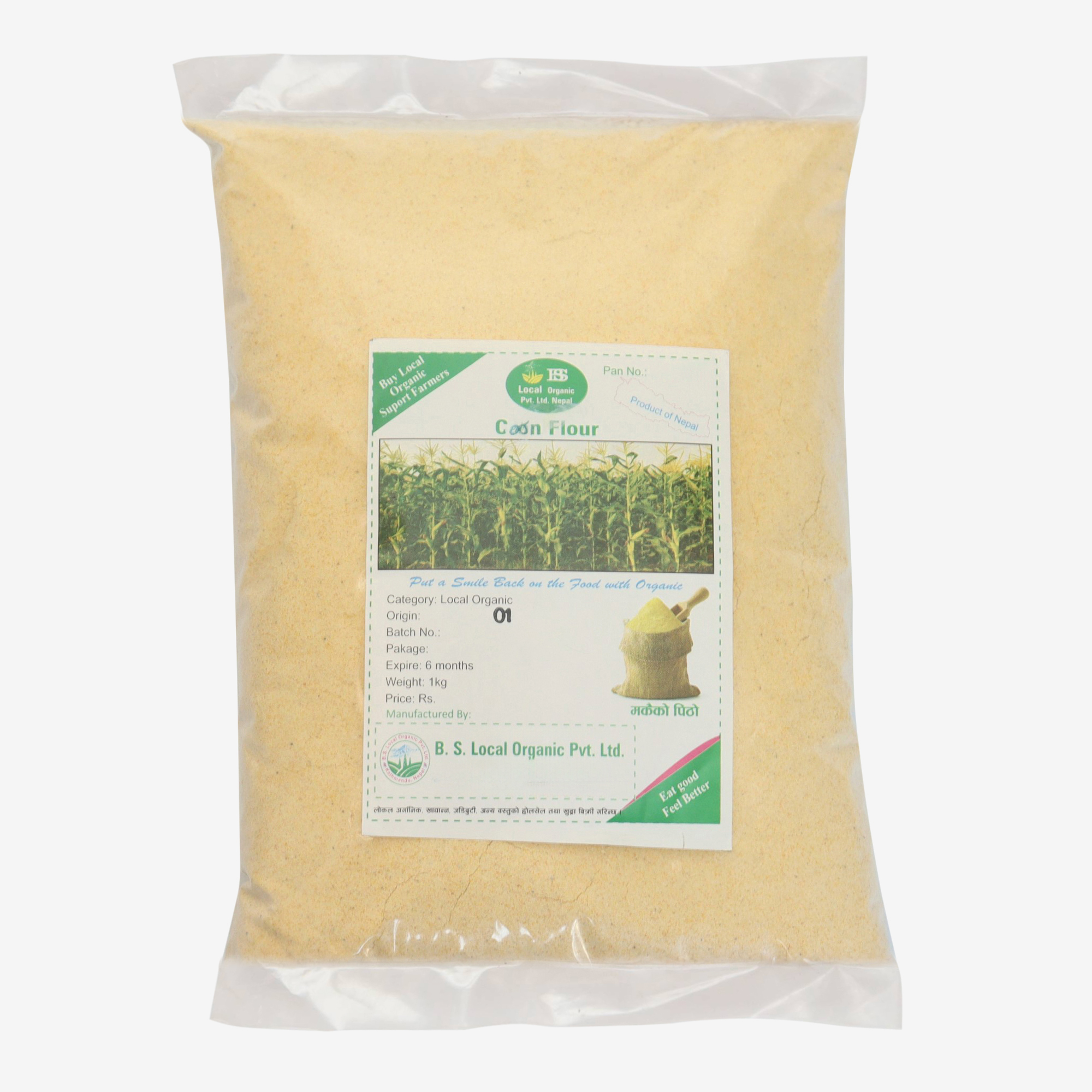 BS Local Organic Corn Flour Yellow 1Kg | Daraz.com.np