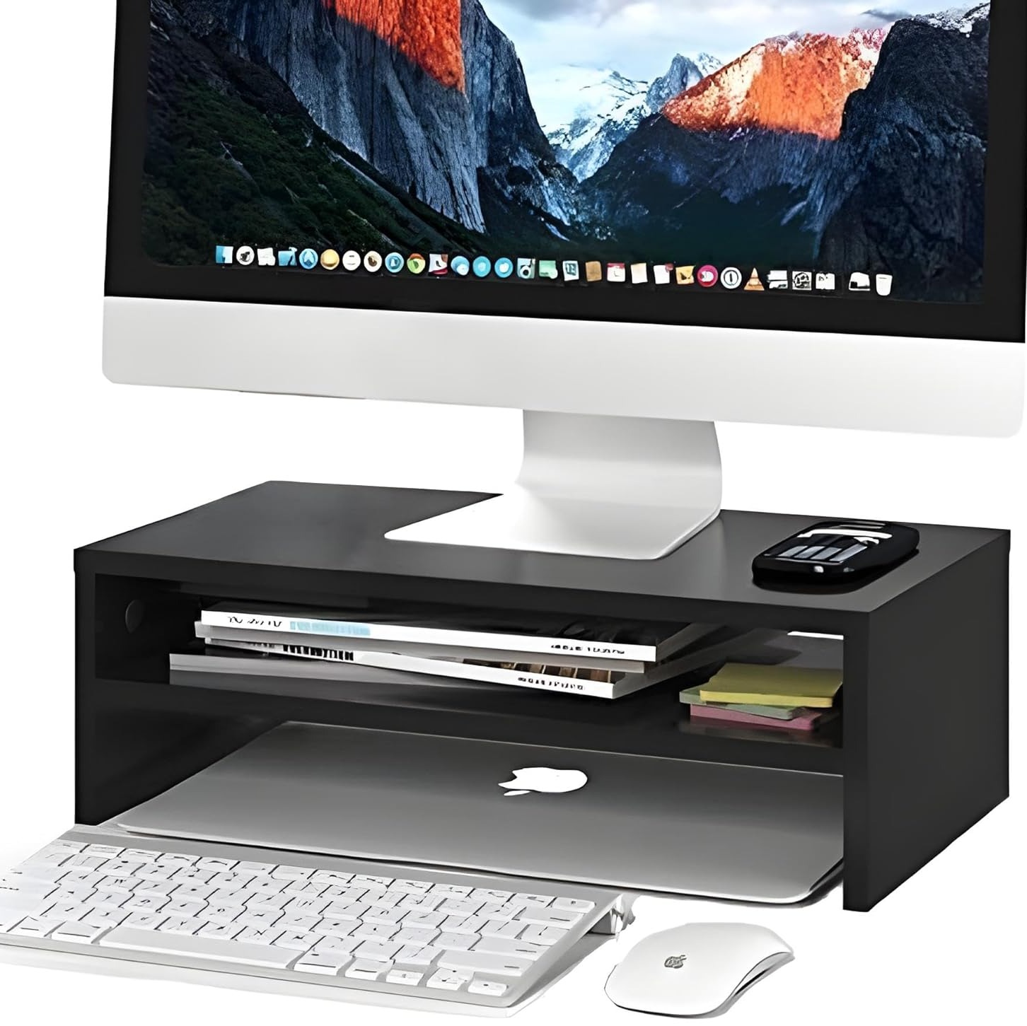 Monitor Stand with Storage Organizer for Desk, Tables, Office, Home ...