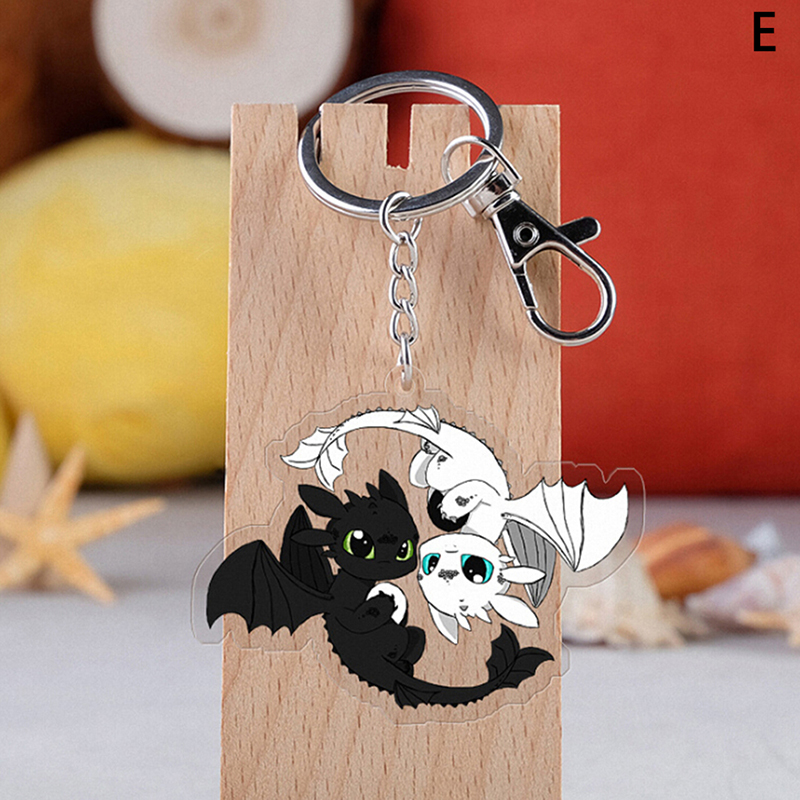 Toothless Keychain How To Train Your Dragon Pendant Key Holder Gifts ...