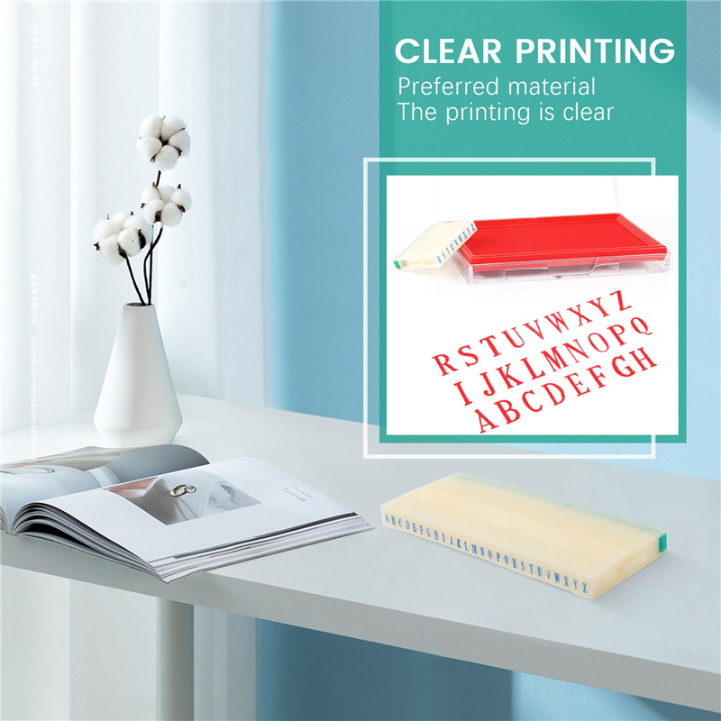 Detachable 26-Letters English Alphabet Plastic Stamp Set | Daraz.com.np