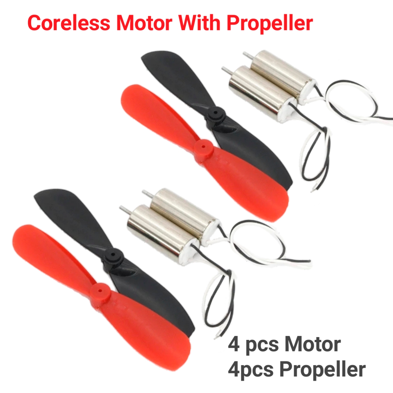 Coreless Motor Propeller 45MM Spare-Part Blades CW CCW Tightly Fitted ...