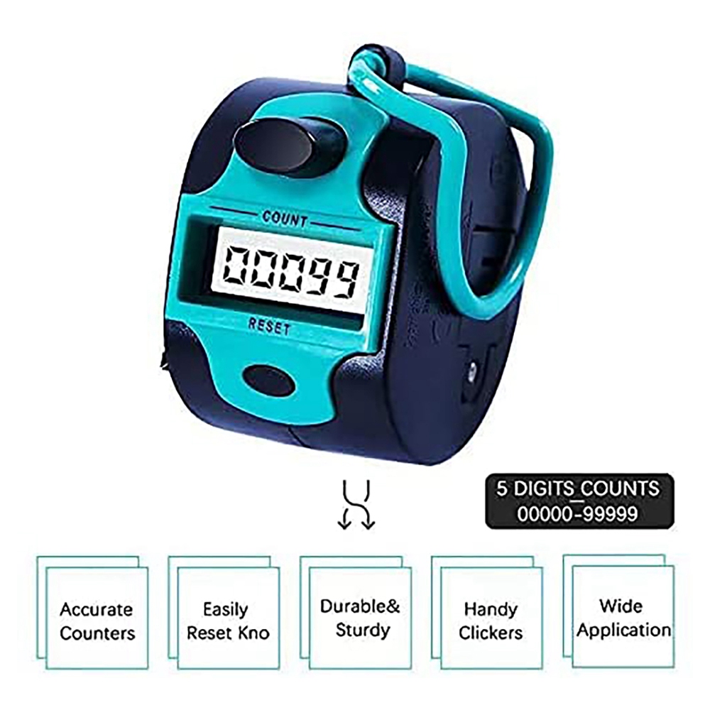 Counter Electronic Clicker Manual Digital Counter Finger Ring ...