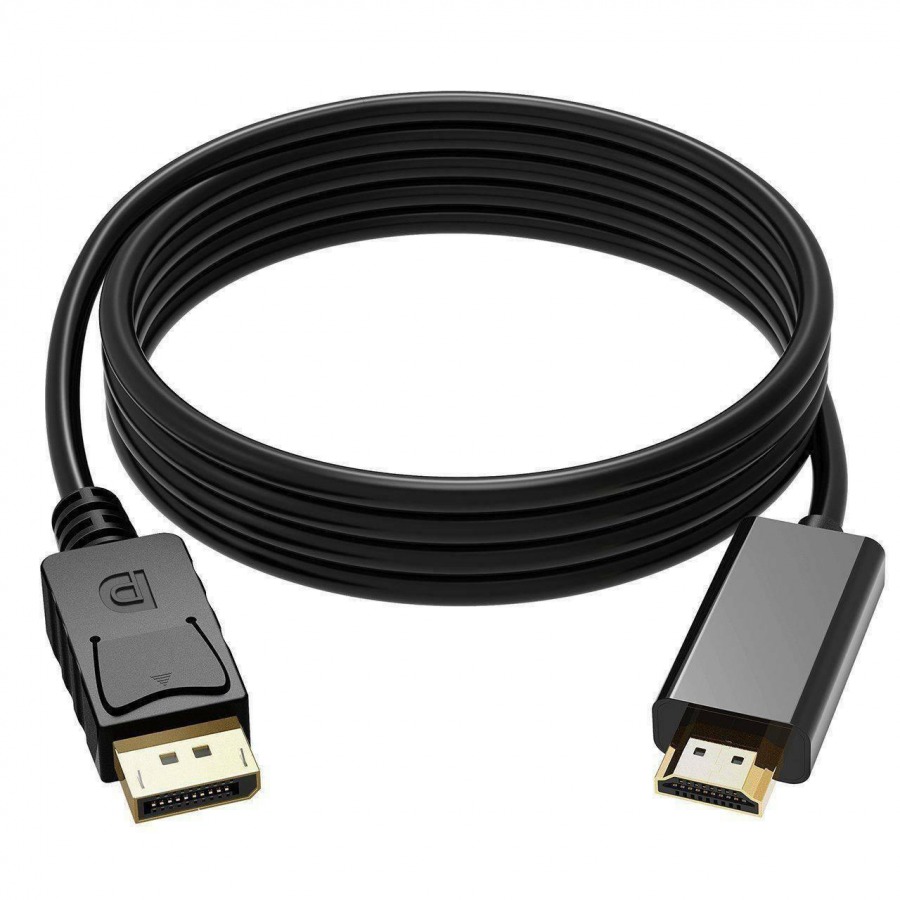 DisplayPort Male to HDMI Male Cable 1.8m | Daraz.com.np