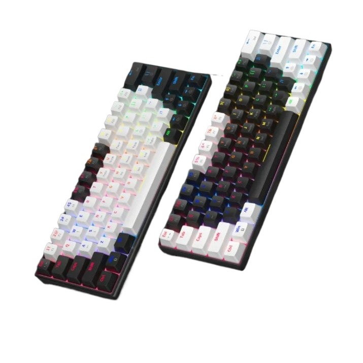 Anti Ghosting Keyboard 63 64 Keys Blue Switch Custom Keycap Mini USB ...