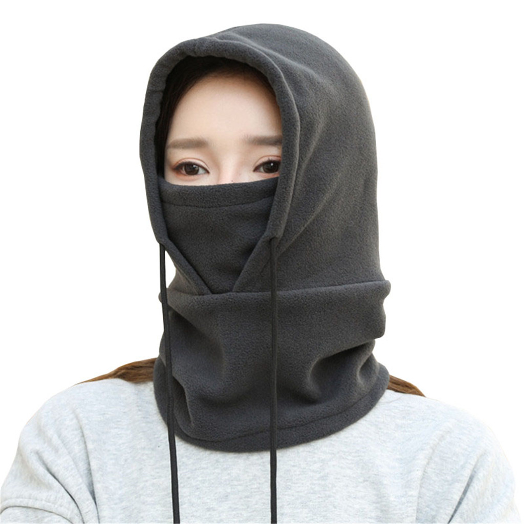 Unisex Full Face And Neck Fleece Tactical Cap With Mask - Fashion ...