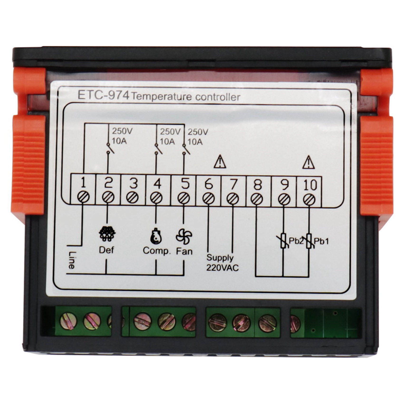 ETC-974 Digital Temperature Controller Alarm 220V Sensor | Daraz.com.np