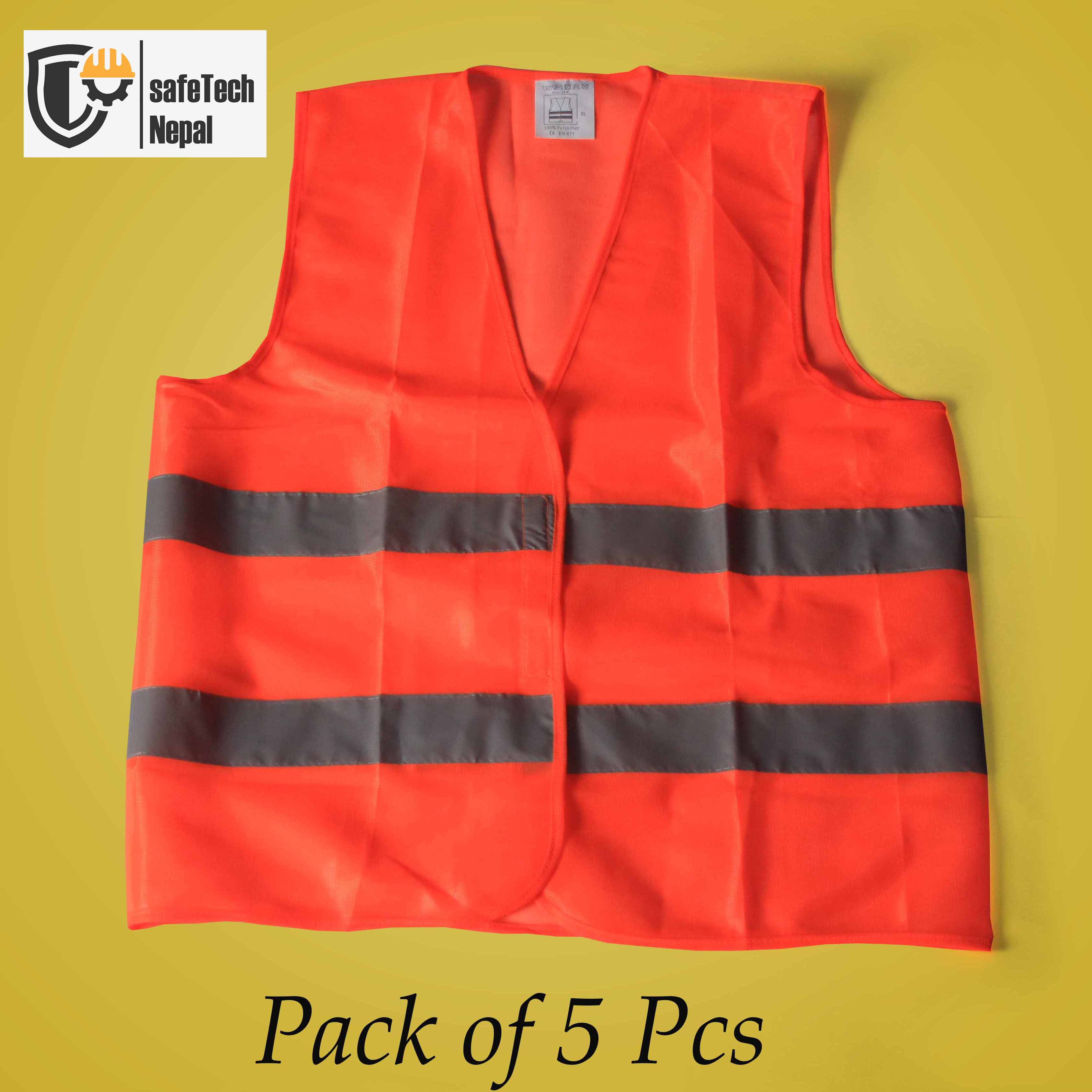 Reflective Safety vest - Pack of 5 PCS | Daraz.com.np