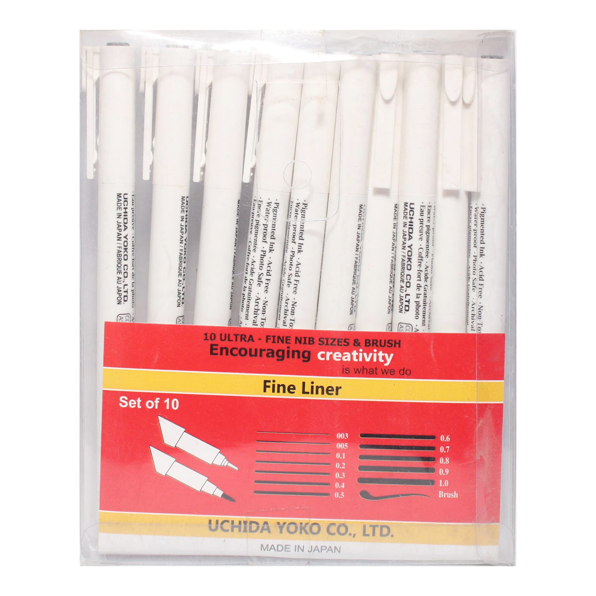 Uchida Yoko Fine Liner Set Of 10 | Daraz.com.np