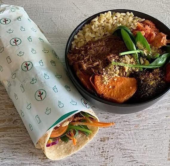 Food Wrap Baking Roll | Imported | Extra Wide 11 inch Wrapping Paper ...