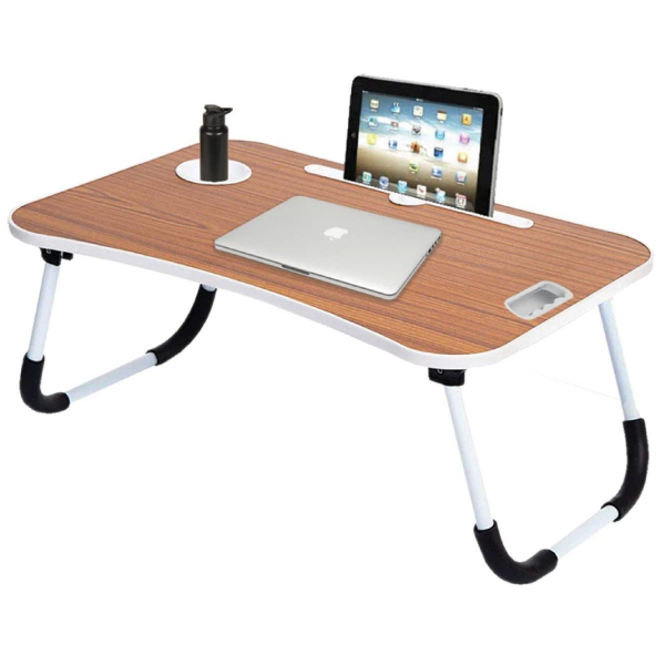 Multi-Purpose Bed Laptop and Study Table Foldable and Portable Engineered Wood - Portable Laptop ...