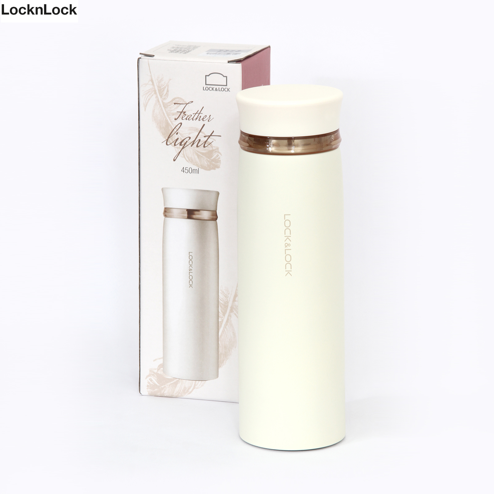 Locknlock Feather Light Thermos Tumbler Flask With Copper Plated ...