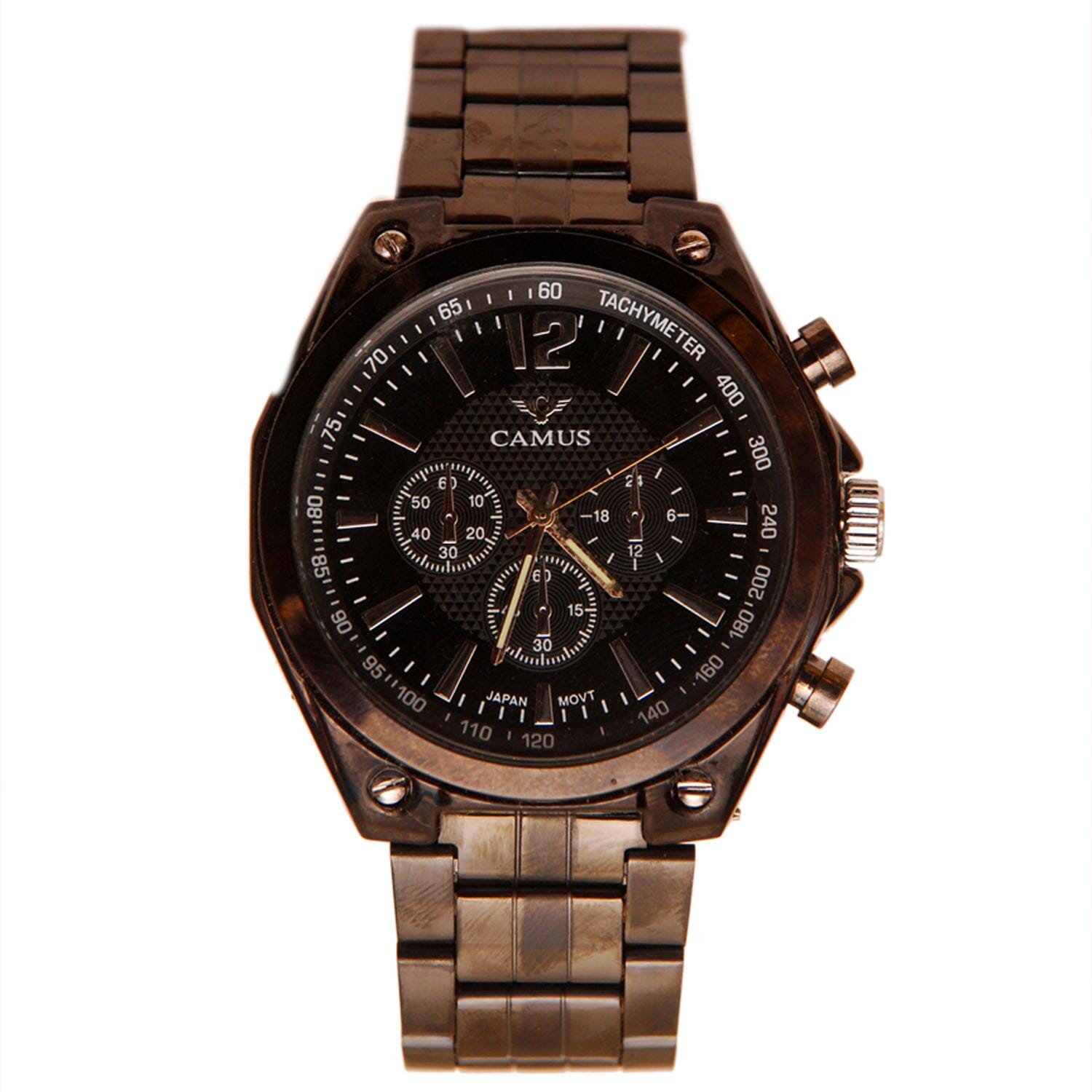 Camus W-2268G Black Dial Watch For Men | Daraz.com.np