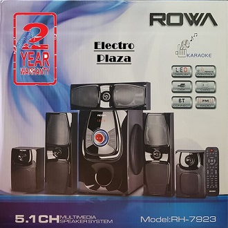 ROWA RH7923 5.1CH Home Theater Speaker System With 2 Years Warranty | Daraz.com.np
