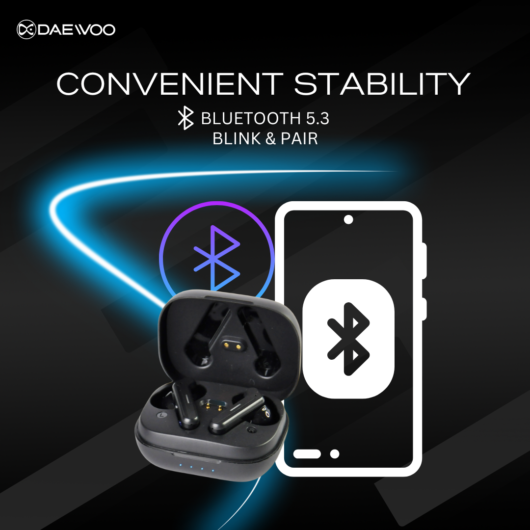 Daewoo Thrill 102 Earbuds | 50Hr Playtime | Bluetooth 5.3 | High Bass ...