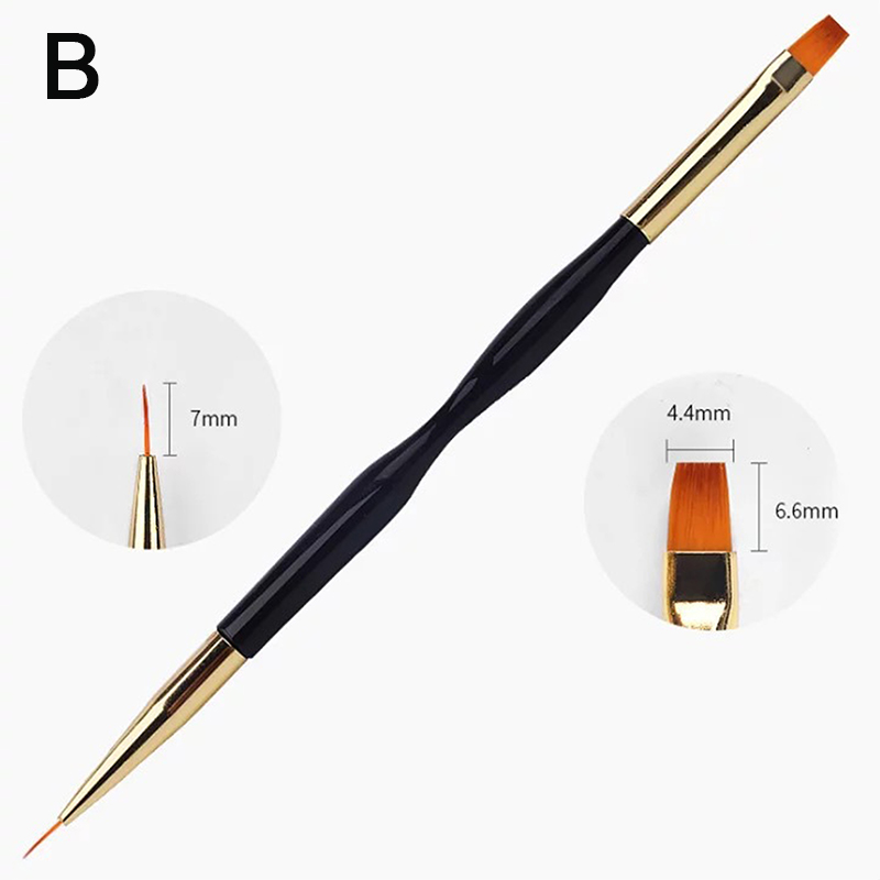 French Stripe Nail Art Liner Brush Set Tips Ultra-Thin Line Drawing Pen ...