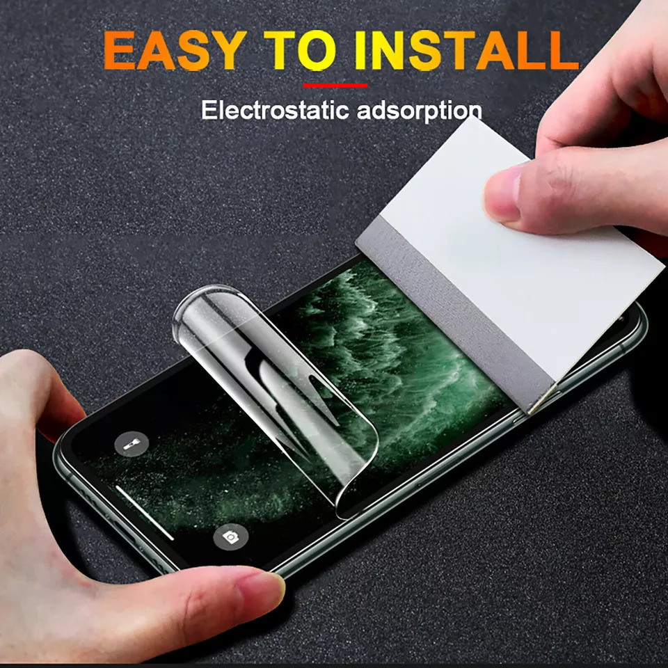 Motorola Moto Edge 50 Pro Clear Front Unbreakable Screen Protector ...