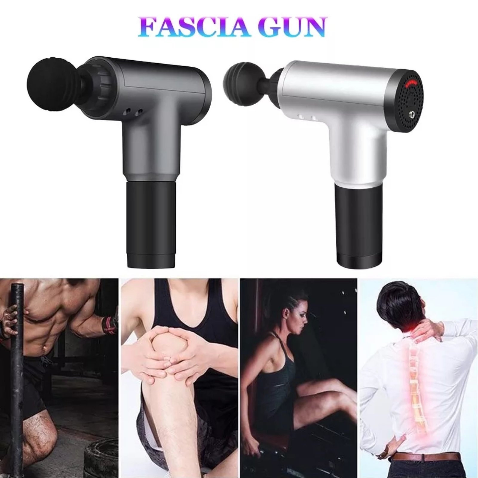Fascial Gun Muscle Massage Gun Deep Tissue Massager Physiotherapy Gun,6 ...
