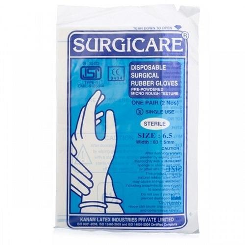 Surgicare Sterile Surgical gloves 7 no. Pack Of 10 Daraz .np