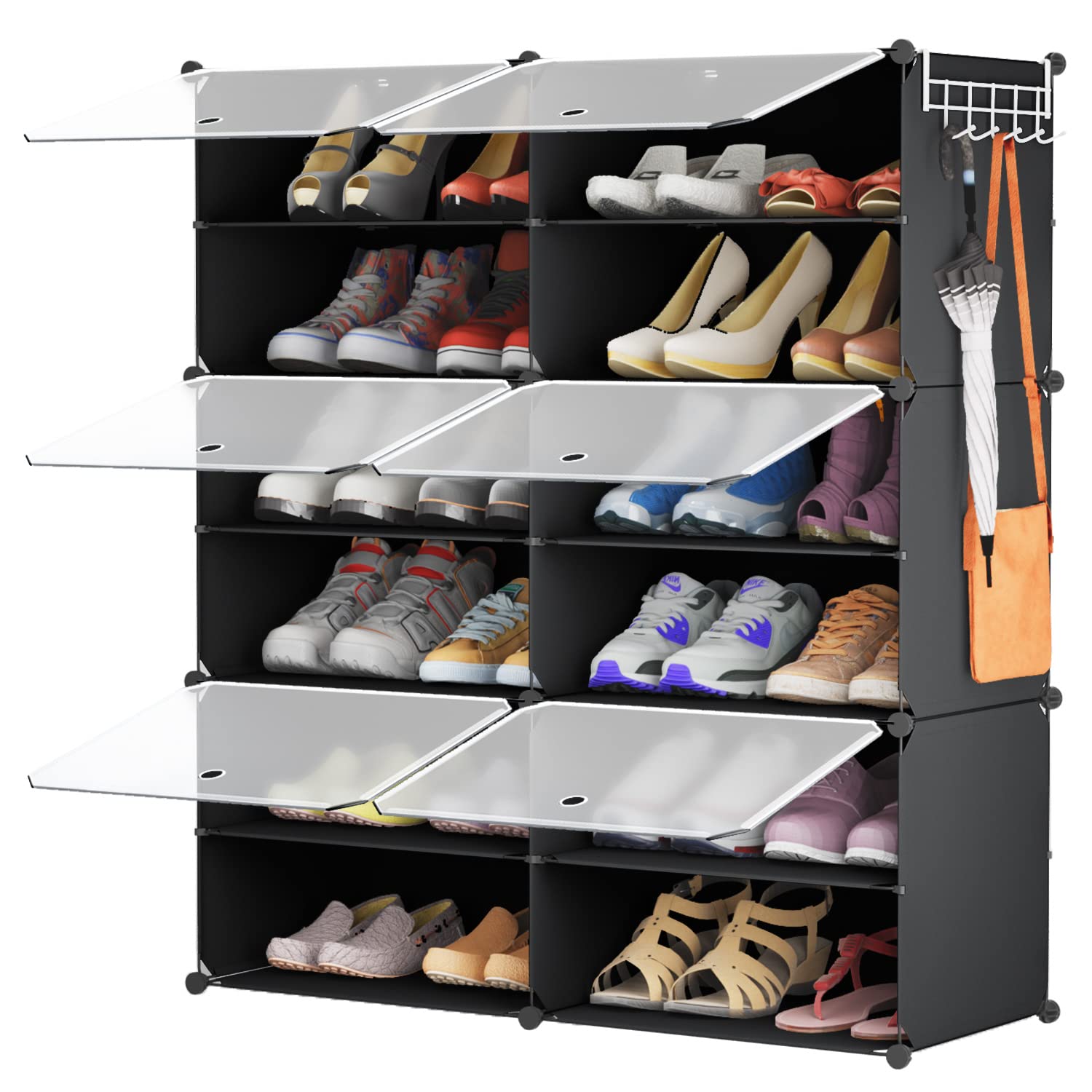 12 Cube Stackable Shoe Rack Storage Cabinet | Daraz.com.np