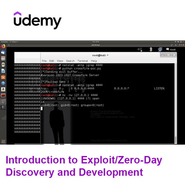 Udemy | Introduction to Exploit/Zero-Day Discovery and Development ...