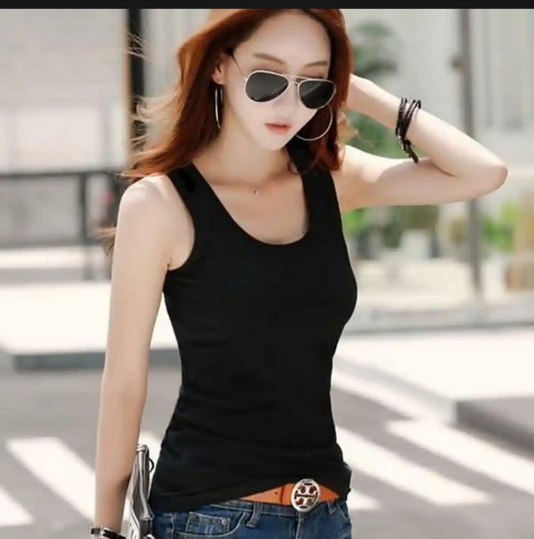 Black Cotton Plain Sando for Women – Casual, Comfortable, Multiple ...