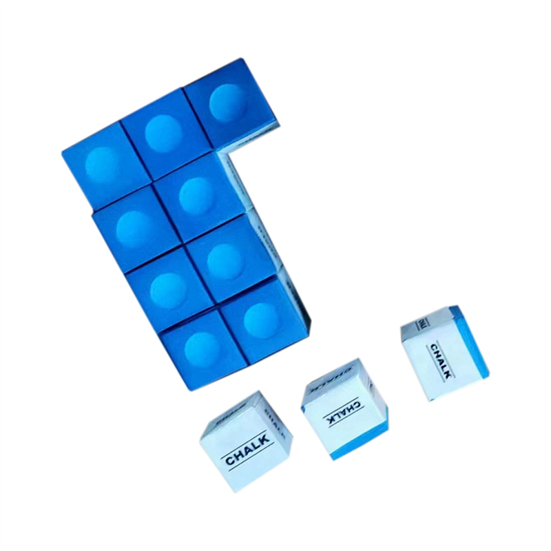 12Pcs Powdered Pool Cue Pool Table Chalk Essential Accessories Kit Pool ...