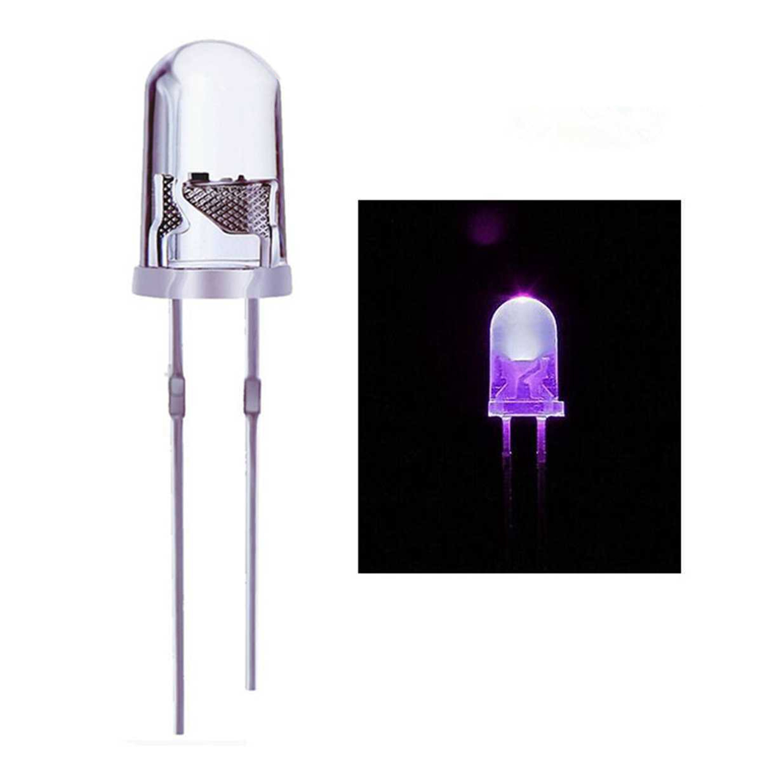 10Pcs 5Mm IR LED Infrared Light Emitting Diode & 100Pcs 5Mm Round ...