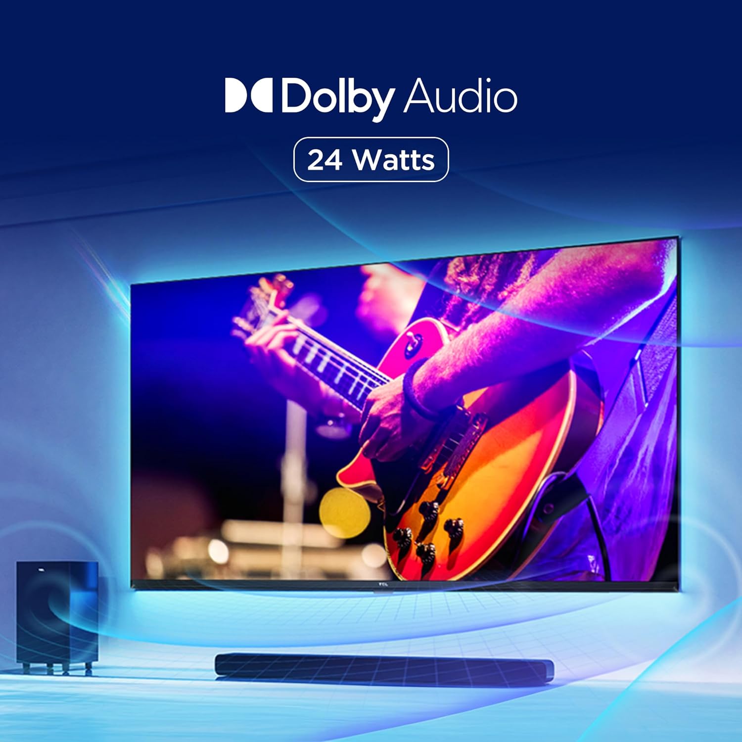 TCL 108 cm (43 inches) Metallic Bezel-Less Series 4K Ultra HD Smart LED ...