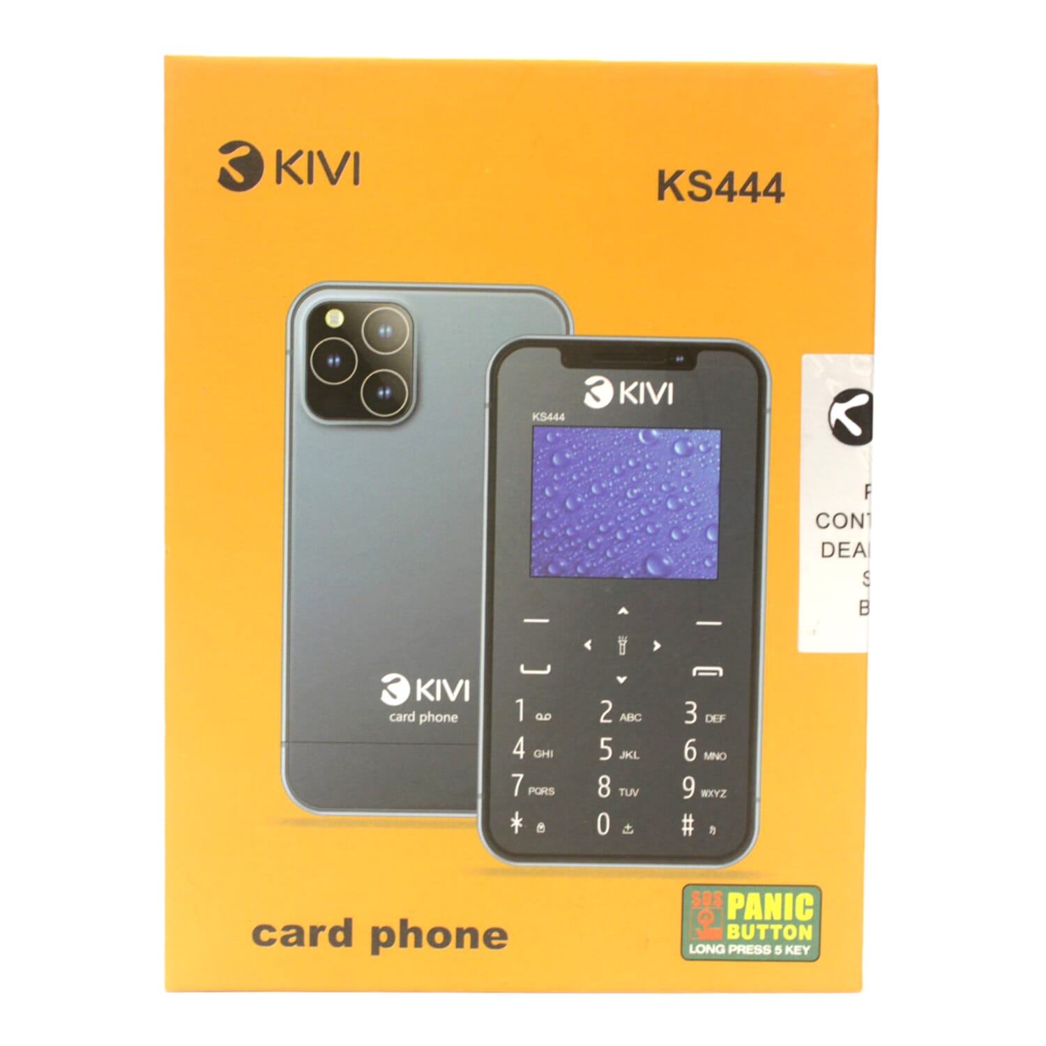 KIVI KS444 Slim Card Phone With Camera | Daraz.com.np