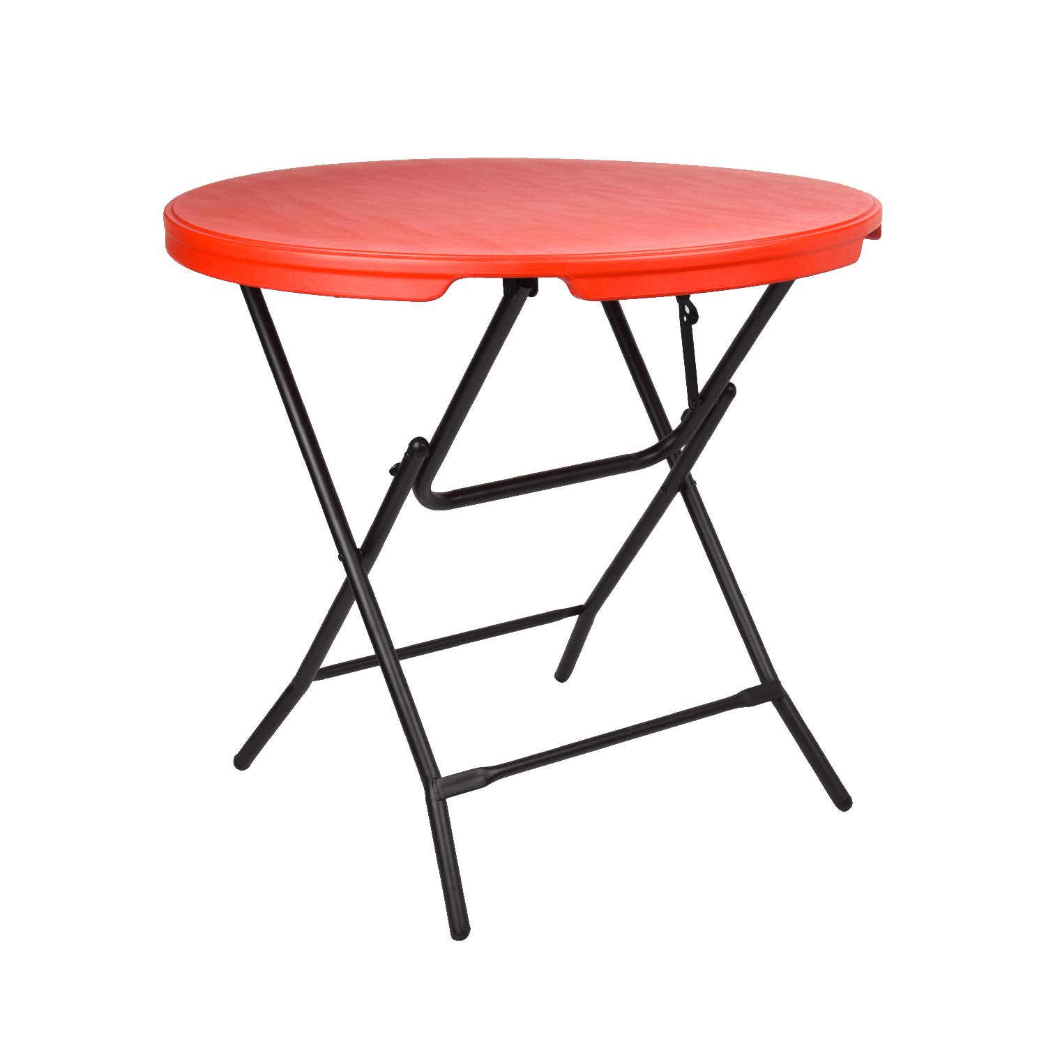 Supreme Bistro Blow Moulded Round Foldable Table (Coke Red) | Daraz.com.np
