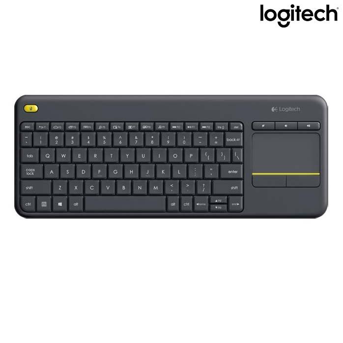 Logitech Original K400 Plus Wireless TouchPad Keyboard - (Black ...