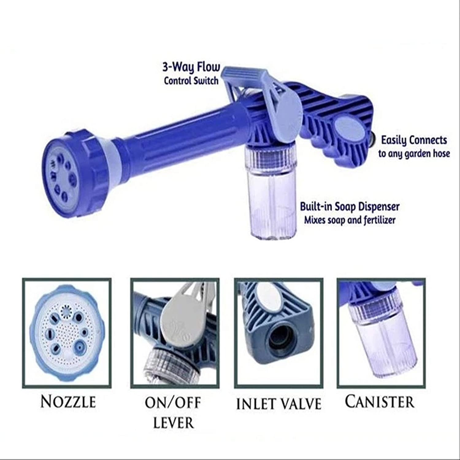 EZ Jet Water Spray Gun Water Pressure Pump Water Pressure Gun For Car ...