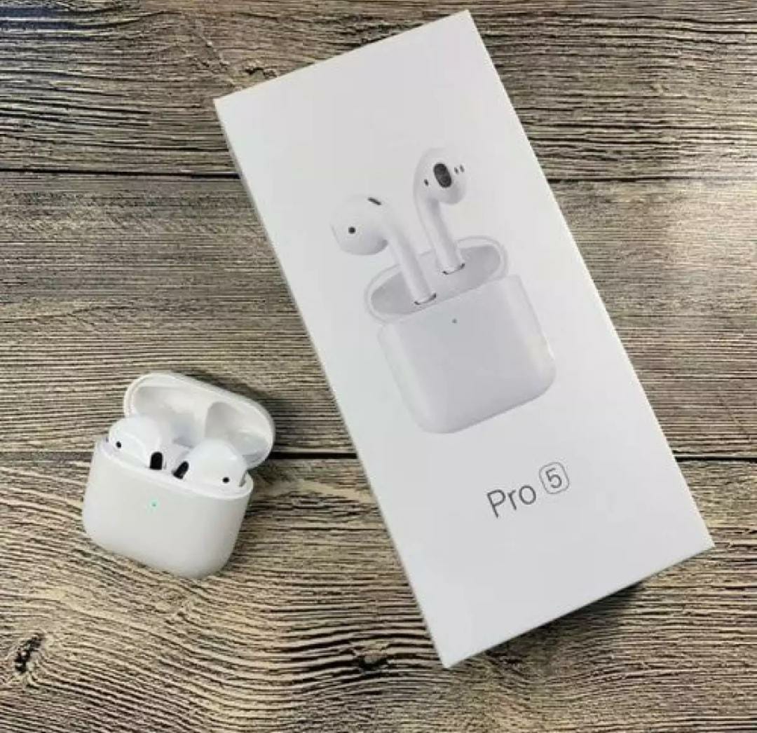 TWS Pro 5 Wireless Bluetooth 5.0 EarPods EarBuds With Mic | Daraz.com.np